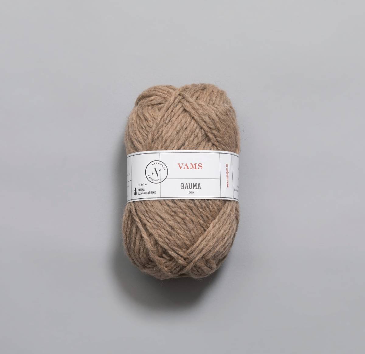 Vams 308 Sand melert Rauma garn - SATURNIA GARN