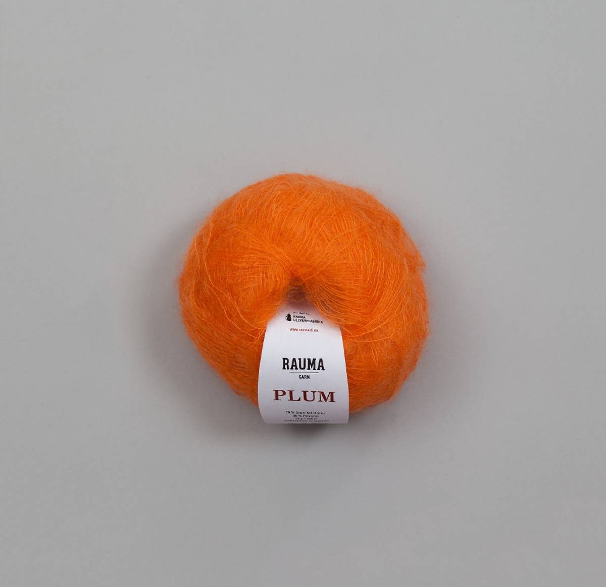 Rauma Plum 025 Oransje garn - SATURNIA GARN